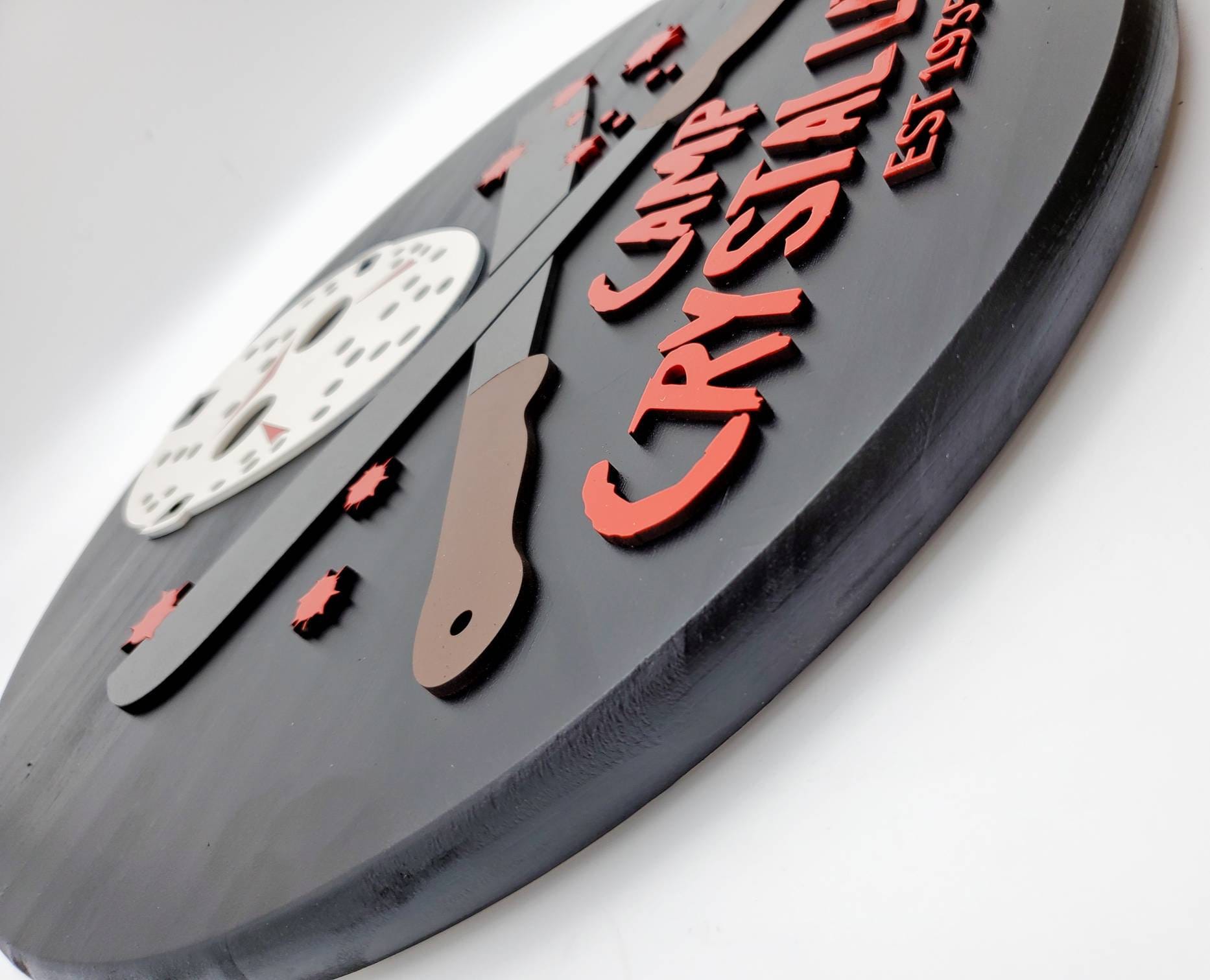 Friday the 13th Sign | Friday the 13th Decor | Halloween Door Hanger ...