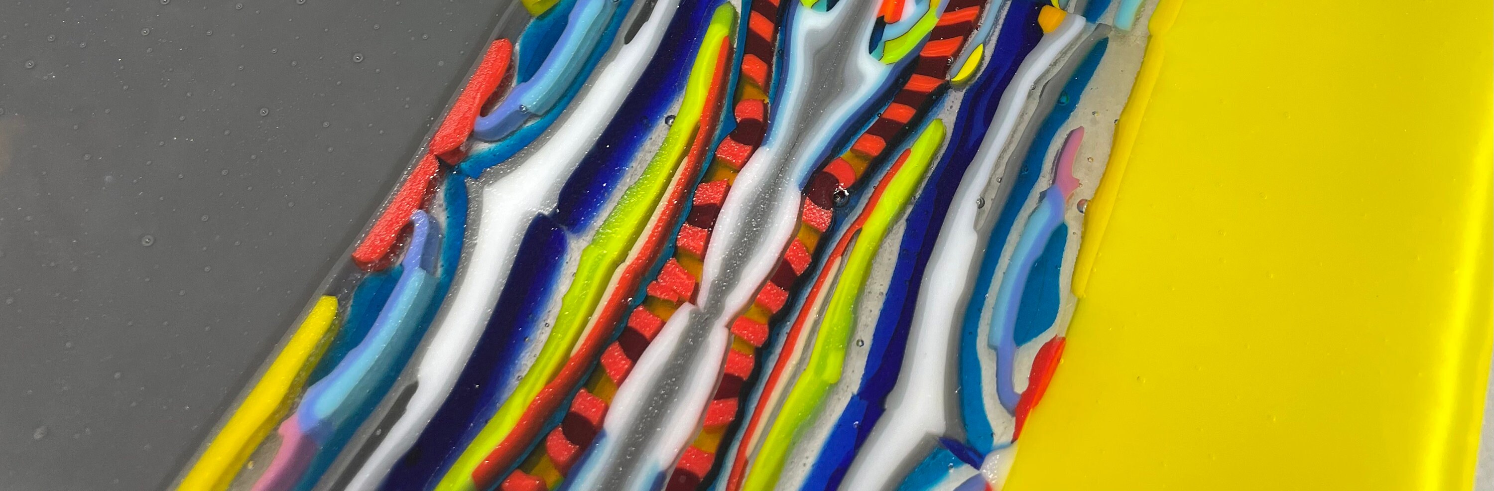 Fused Glass Patternbar Platter - Etsy