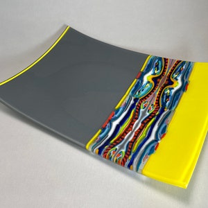 Fused Glass Patternbar Platter - Etsy