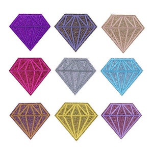 Diamond Patch, Colorful Glitter Diamond Patch for Clothes, Glitter ...