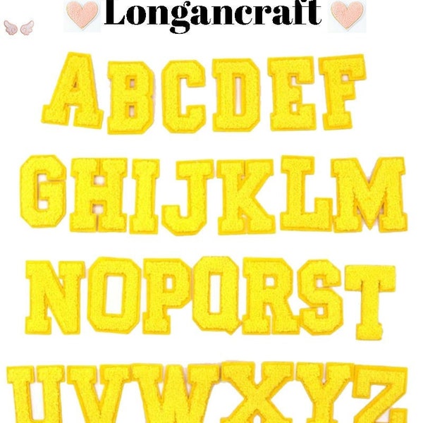 Yellow Letters - Etsy