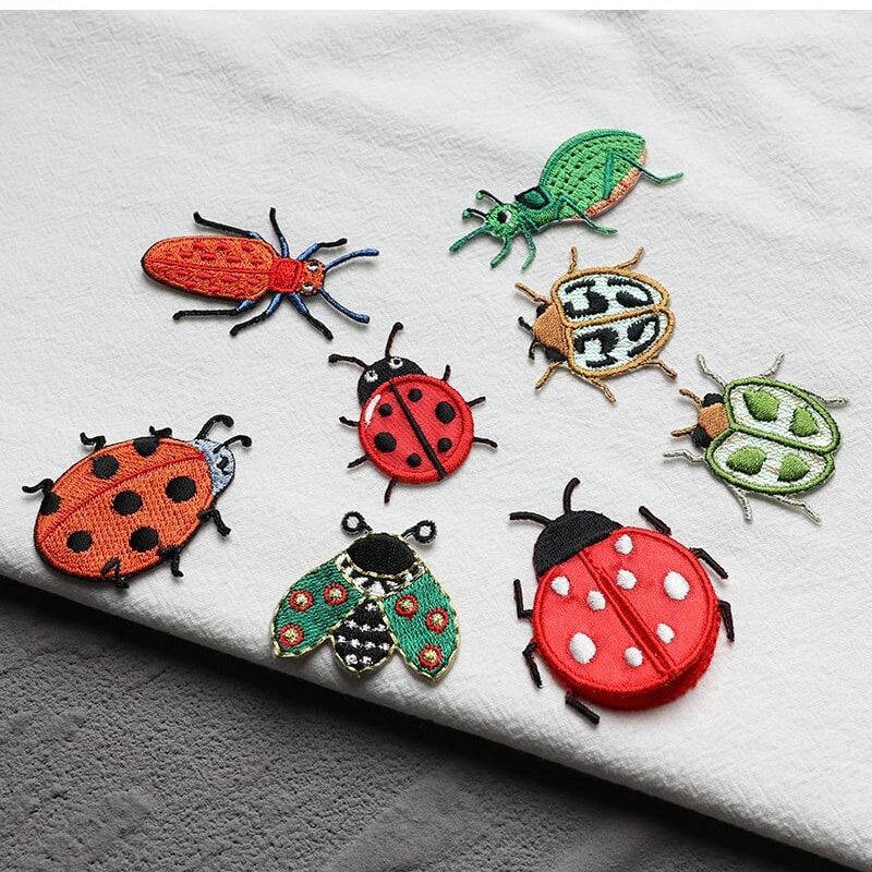 Embroidered Insect - Etsy