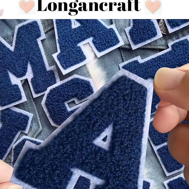 Mini Alphabet Iron on Patch - Etsy