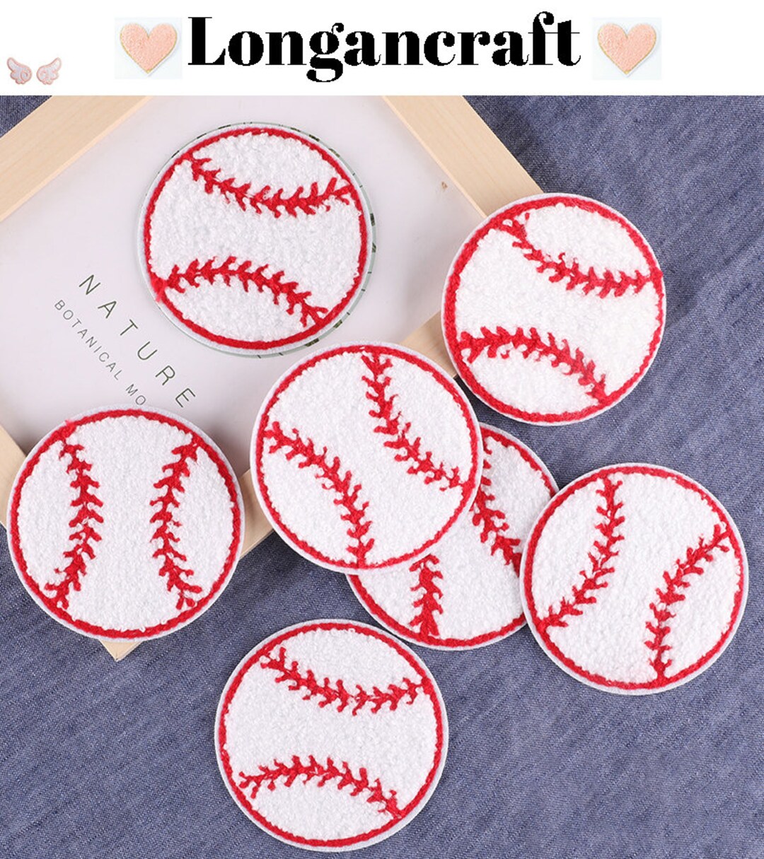 3.0 Inch Baseball Chenille Embroidered Patch, Iron on Patches, DIY ...
