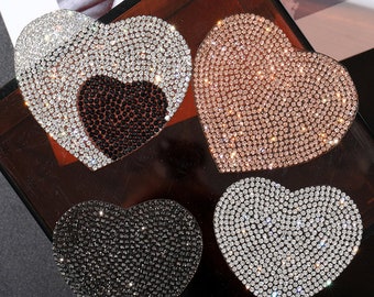 Monogram Formal Sparkle Letter Patch Iron or Sew on Vinyl NO GLITTER ...