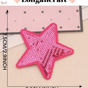 Sequin Star Iron on Patch , Glitter Sequins Patch, Iron on Patch - Etsy