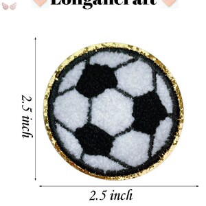 Ball Glitter Chenille Embroidered Patch , Football Patch, Basketball ...