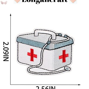 Medical Elements Embroidery Patch, Nurse Patch, Heart Patches, Pill ...