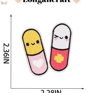 Medical Elements Embroidery Patch, Nurse Patch, Heart Patches, Pill ...