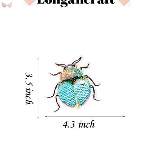 Sequin Insect Patch, Bee Patch, Butterfly Patch, Dragonfly Patch, Iron ...