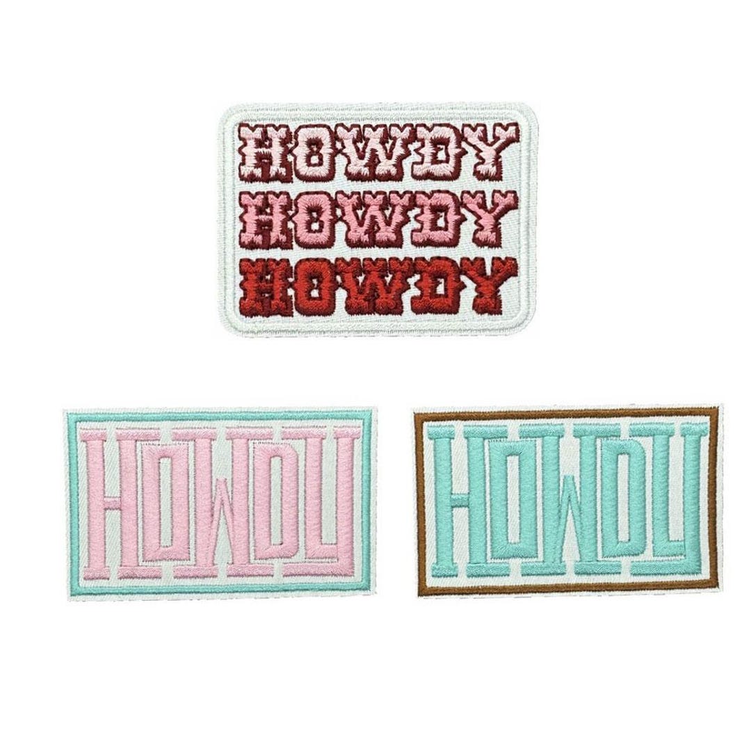 Cowgirl Embroidered Patch, Howdy Patches, Western Patches for Clothing ...