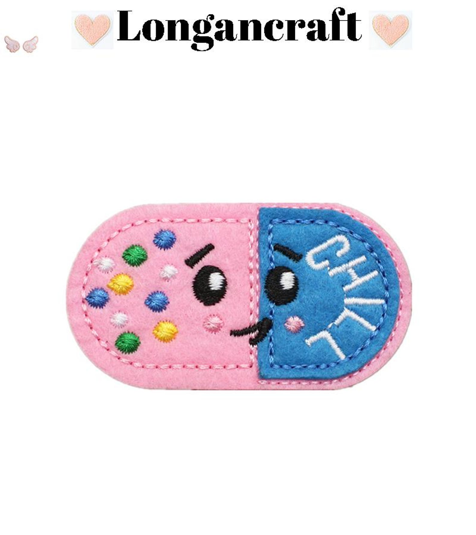 Medical Elements Embroidery Patch, Nurse Uniform, Heart, Pill Patch ...