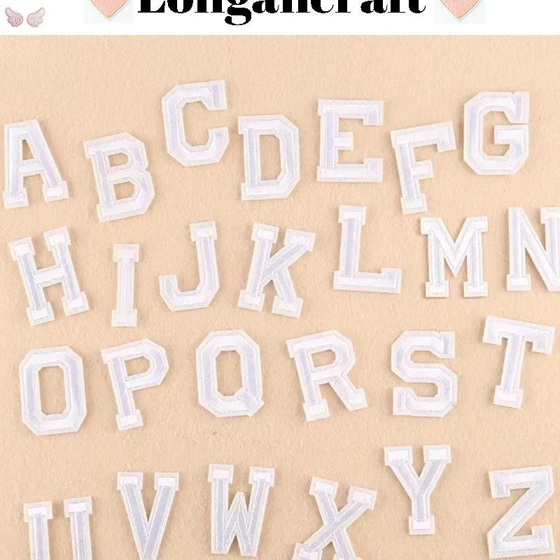 White Letter Patch - Etsy
