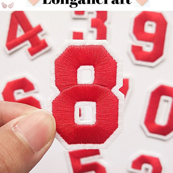 Embroidery Number Patch 2 - Etsy