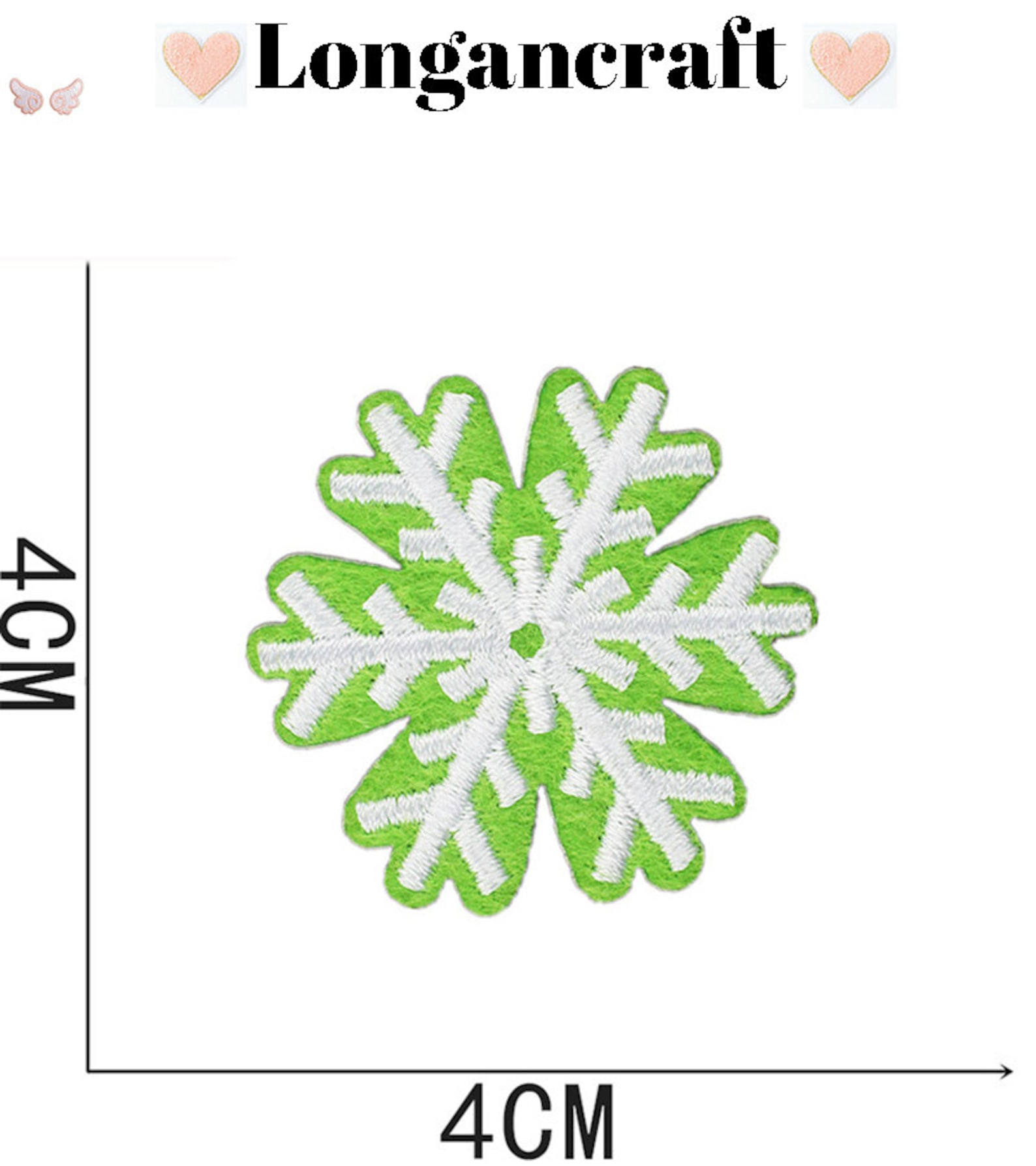 Snow Letter Embroidered Patch, Christmas Letter Iron on Patch ...