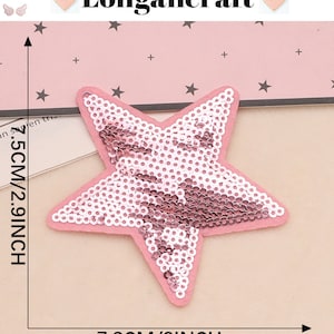 Sequin Star Iron on Patch , Glitter Sequins Patch, Iron on Patch - Etsy
