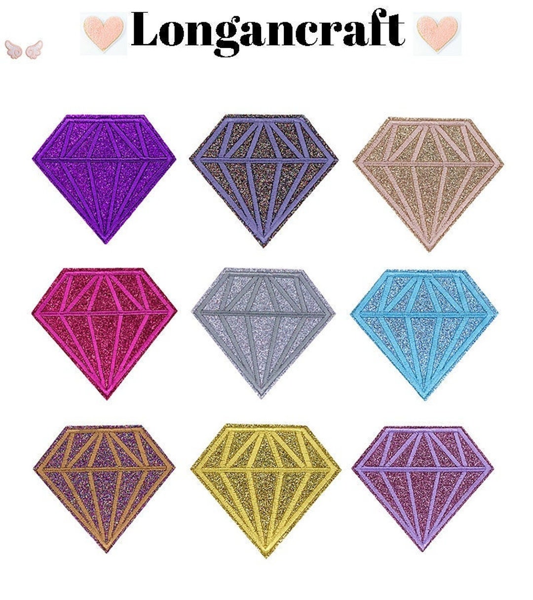 Diamond Patch, Colorful Glitter Diamond Patch for Clothes, Glitter ...