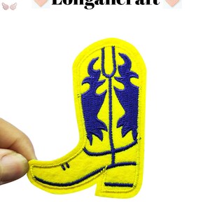 Cowgirl Embroidery Patch, 2 Pcs Western Patches, Cowboy Boots Patch ...