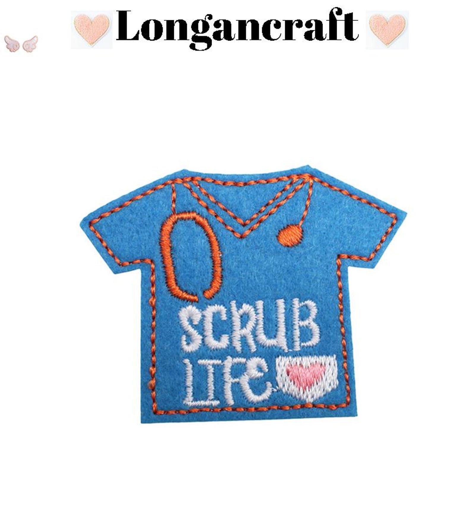 Medical Elements Embroidery Patch, Nurse Uniform, Heart, Pill Patch ...