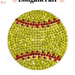 Ball Glitter Rhinestone Patch , Football Patch, Basketball Patch, Soccer Patch, Volleyball Patch ...