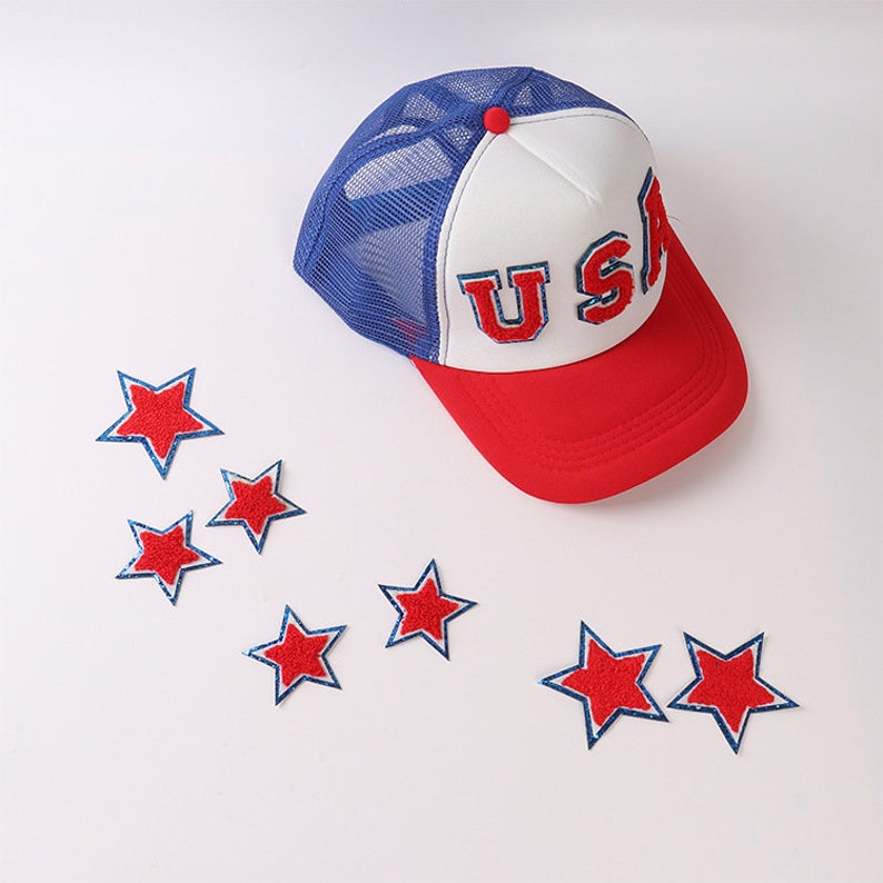 Red Letter Patch for DIY Names Decorate Alphabet Patches - Etsy