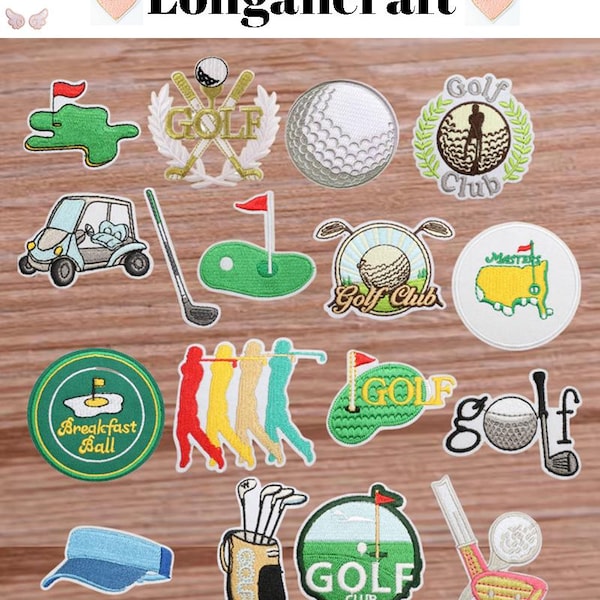 Golf Iron on Patch - Etsy