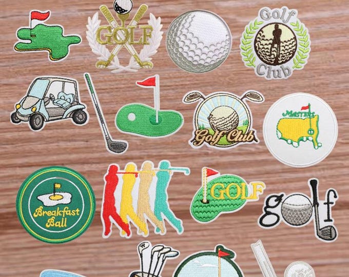 Custom Embroidered Patch - Golf Circle Patch - Personalize It! - Sew on ...