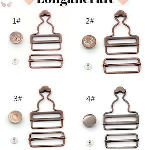 Overalls Buckles, Dungaree Clips, Overalls Buckle With Adjustable ...