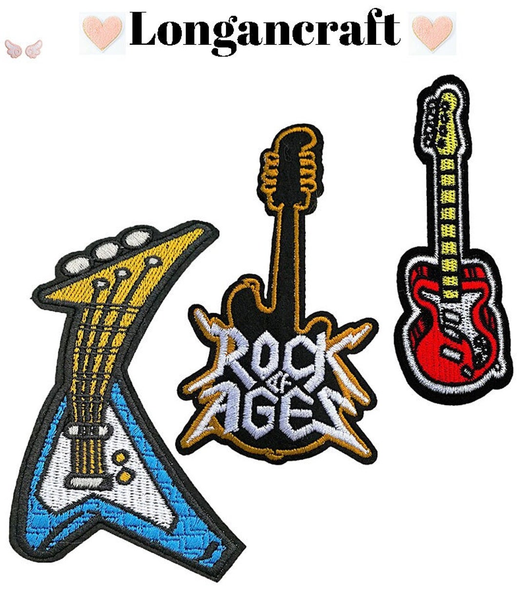 Heavy Metal Guitar Patch, Rock Music Patch, Cool Patch, Patches for ...