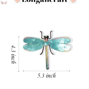 Sequin Insect Patch, Bee Patch, Butterfly Patch, Dragonfly Patch, Iron on Patches - Etsy