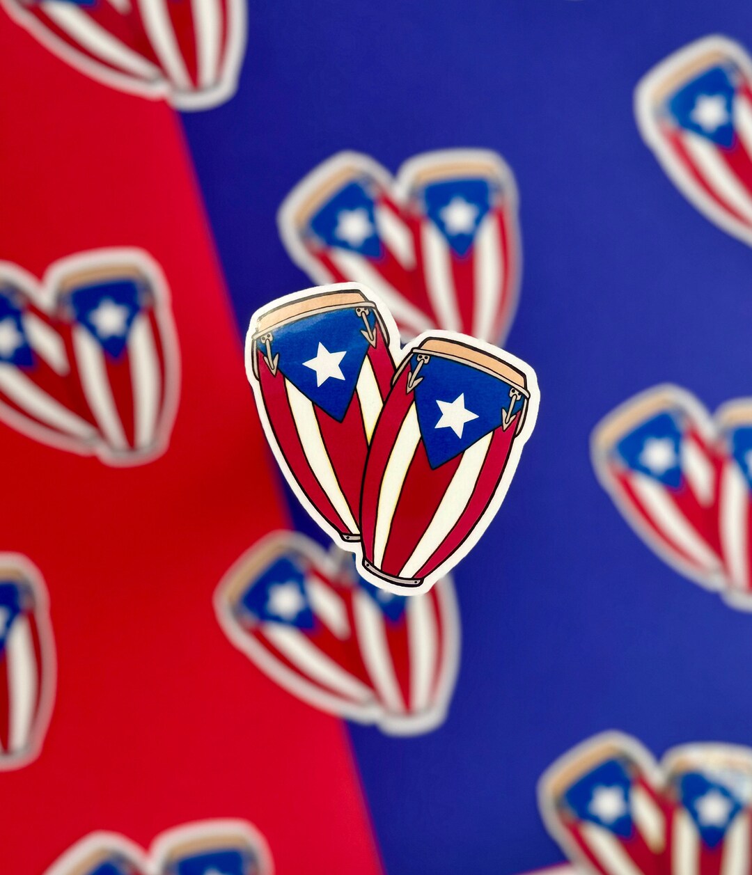 Conga Boricua Sticker, Puerto Rico Sticker, Musica Boricua Sticker ...