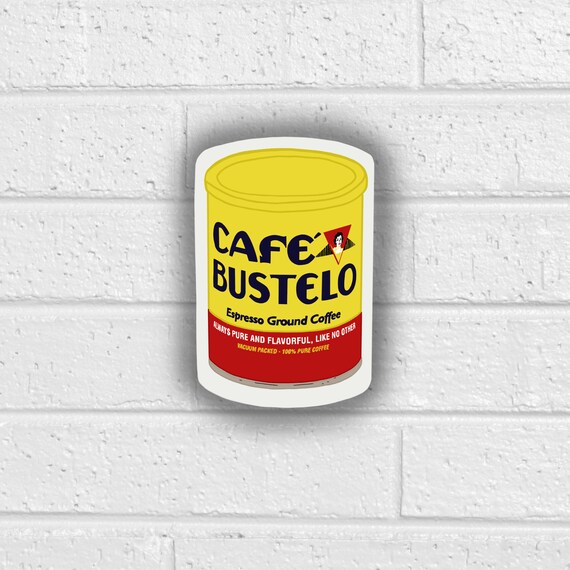 Cafe Bustelo Sticker Boricua Sticker Puerto Rican Coffee | Etsy