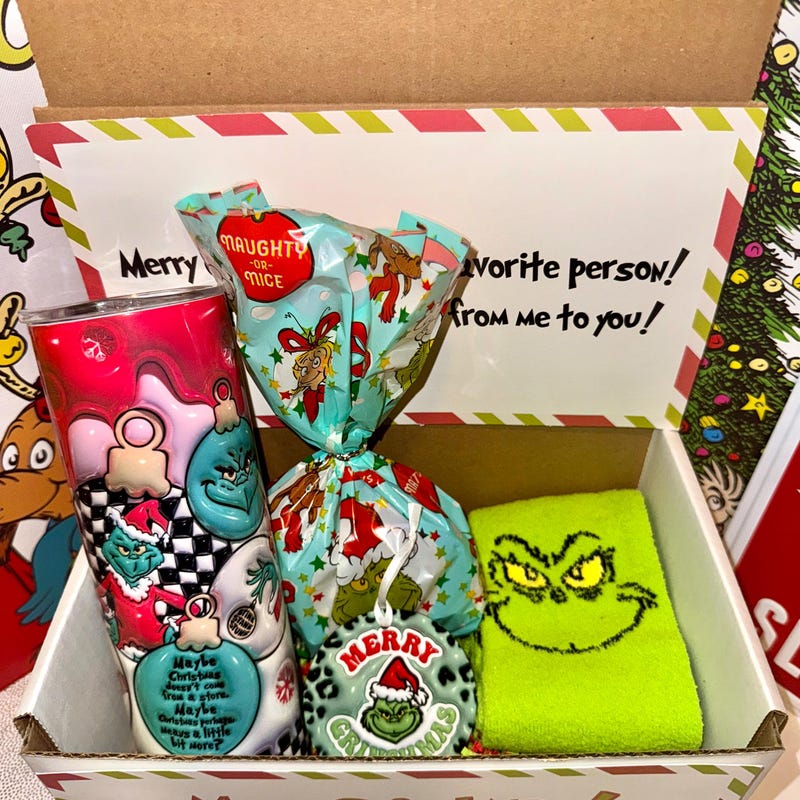 Grinch Christmas Gift Boxes - 60+ Gift Ideas for 2025