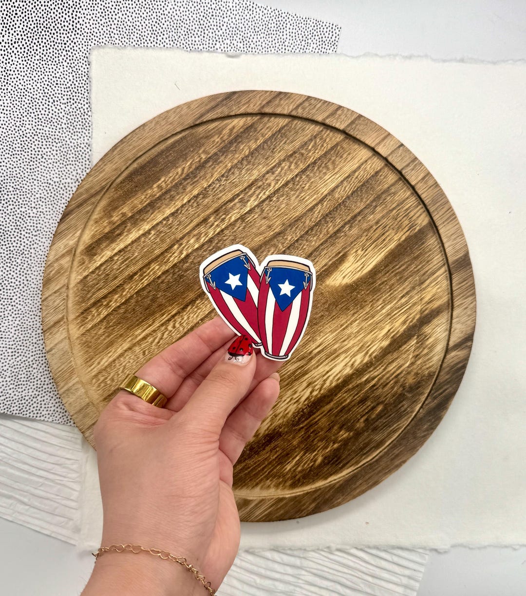 Conga Boricua Sticker, Puerto Rico Sticker, Musica Boricua Sticker ...