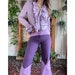 Vintage 60s/70s Purple Panelled Flares Bells - Etsy
