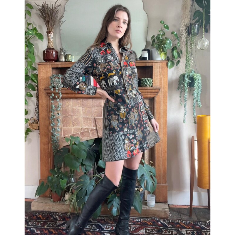 Vintage Mexican Mini Dress - Etsy UK