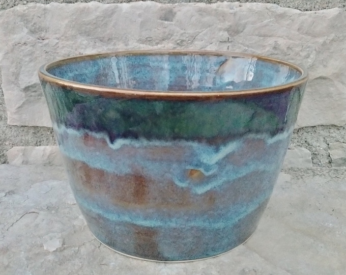 Handmade Ceramic Planter Earth Large - Etsy