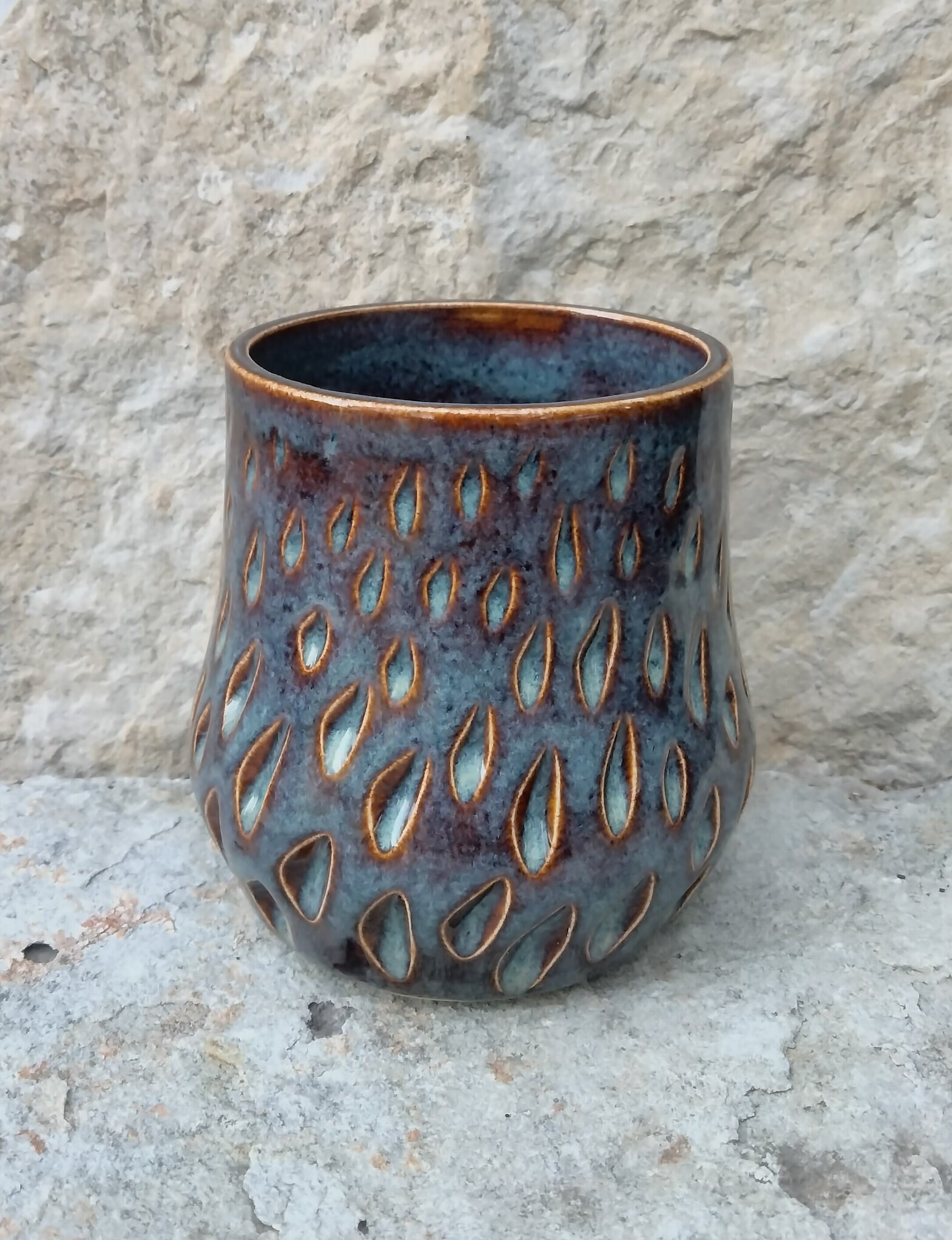 Handmade Ceramic Bamboo Planter Earth - Etsy