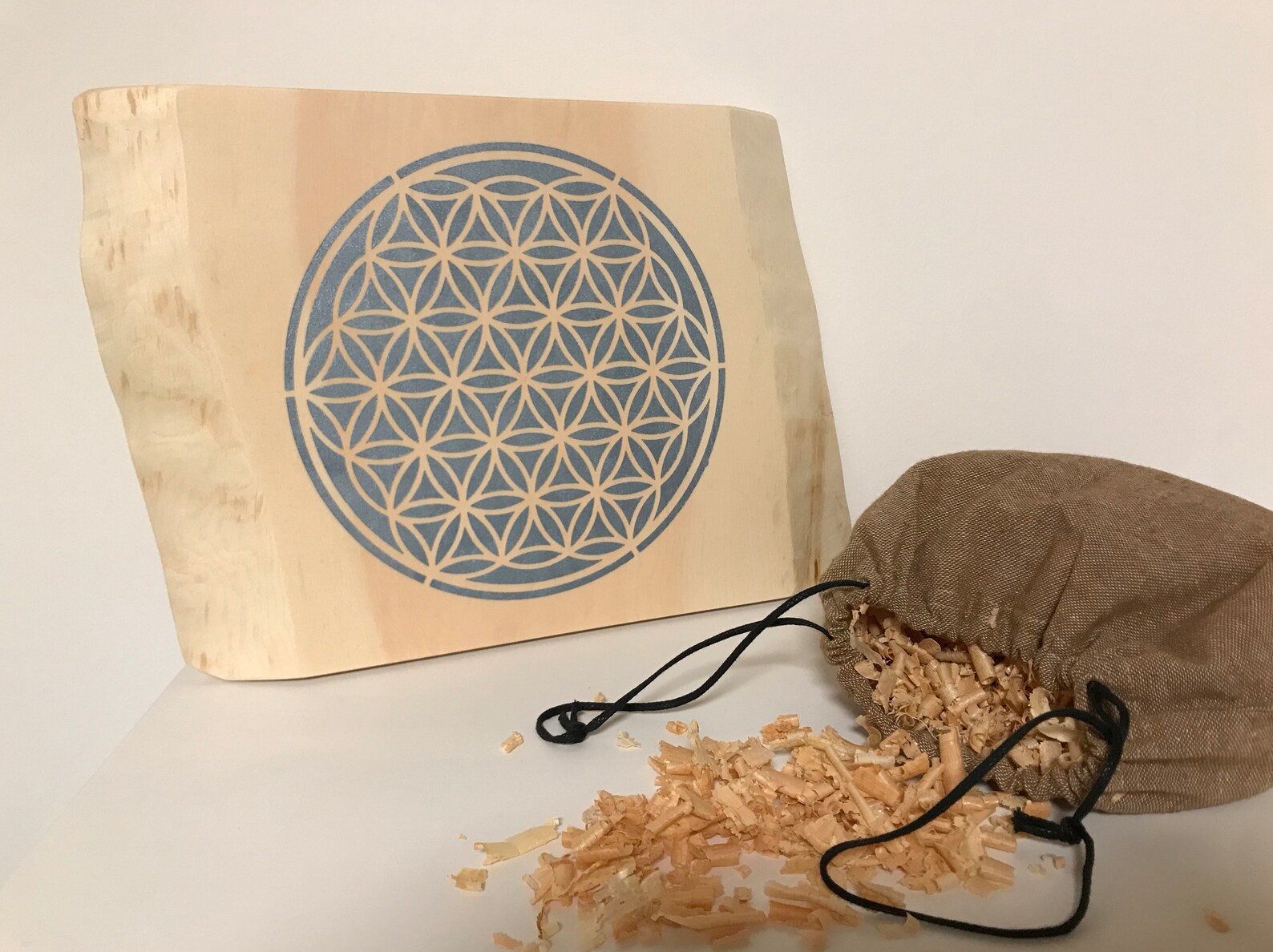 Zirbenholz-Wandbild Blume des Lebens | Etsy