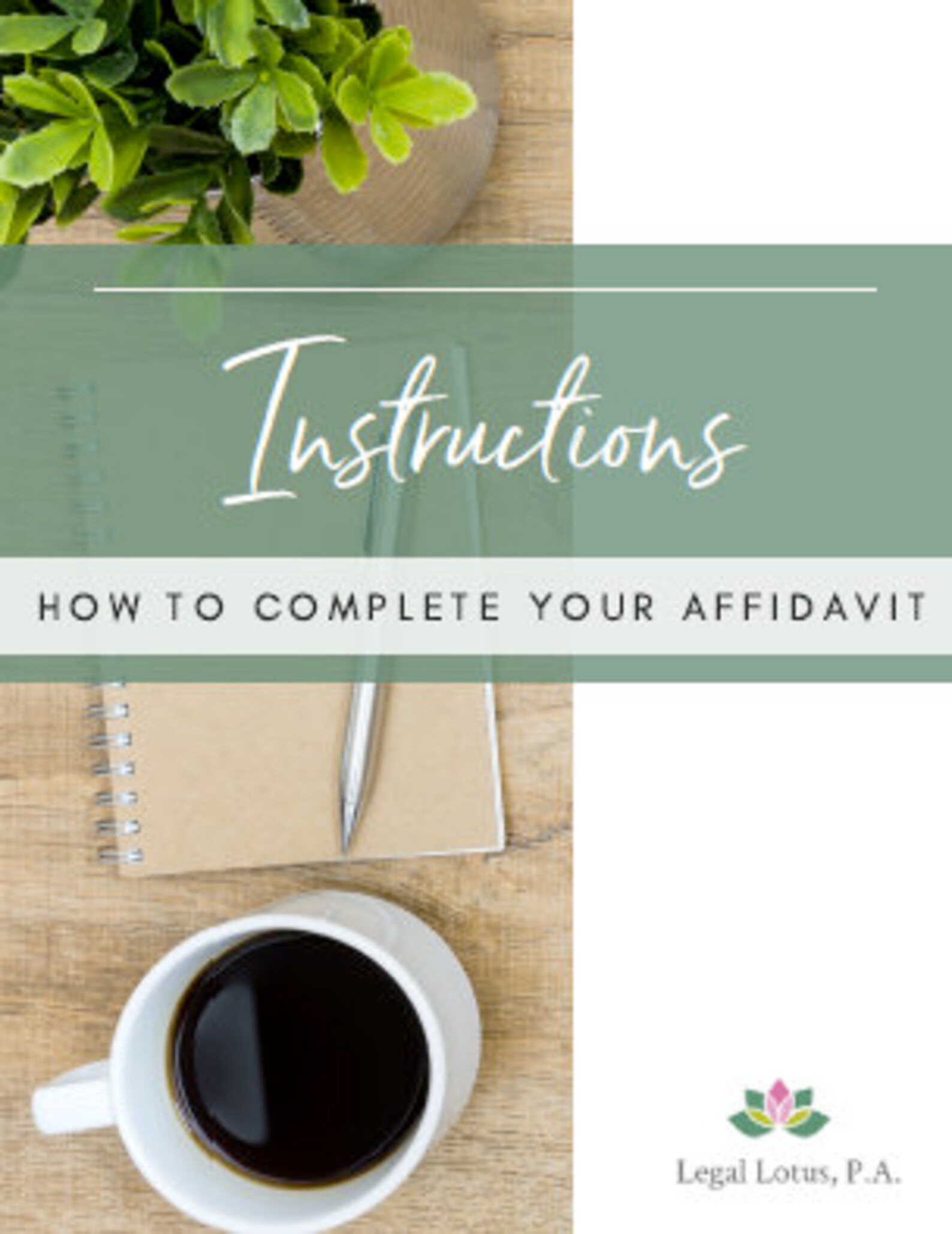 Affidavit Form Template: Sworn Statement (PDF) - Etsy