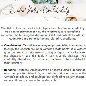 Legal Deposition Preparation Checklist: Attorney's Guide (digital ...