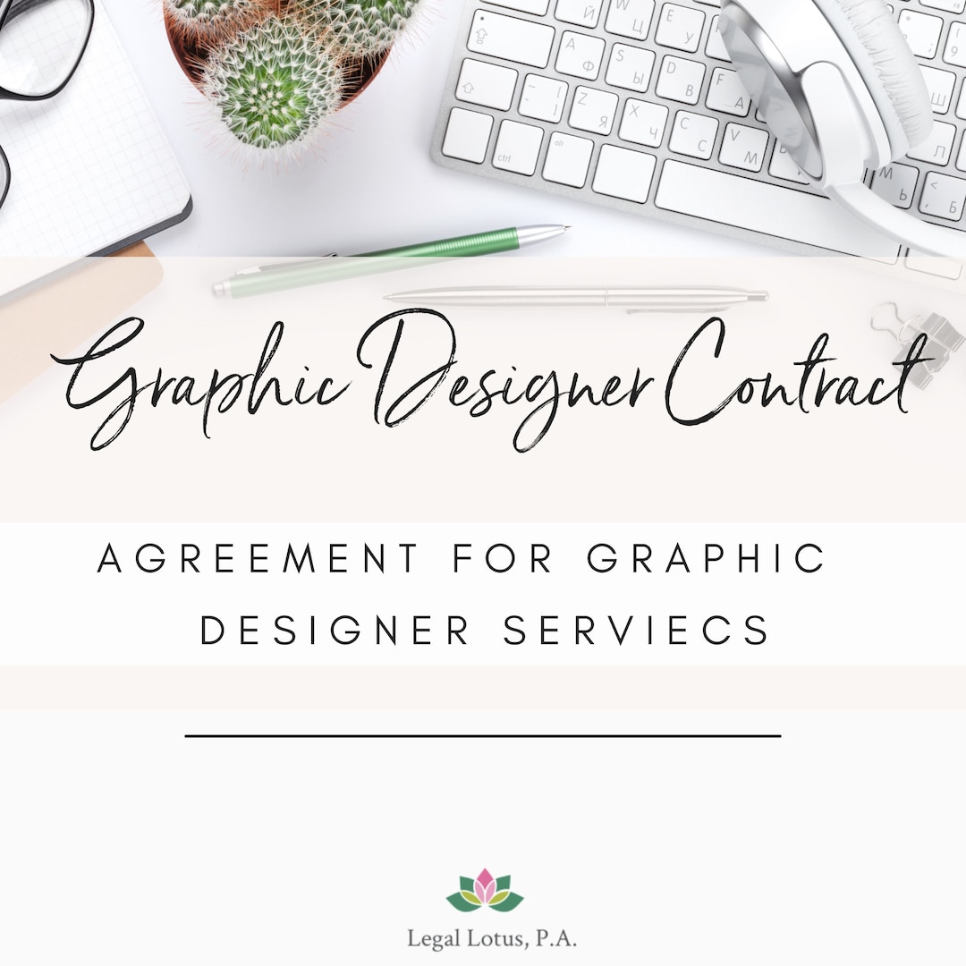 Graphic Designer Contract Agreement for Freelancers - Etsy