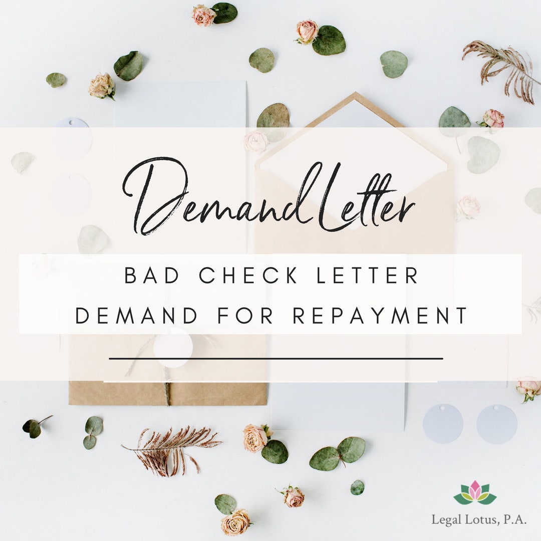 Carta de demanda de carta de cheque sin fondos Carta de demanda de ...