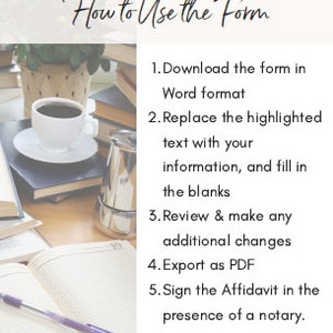 Affidavit in Support of Motion for Summary Judgment in FLORIDA Sworn Statement Under Oath to ...