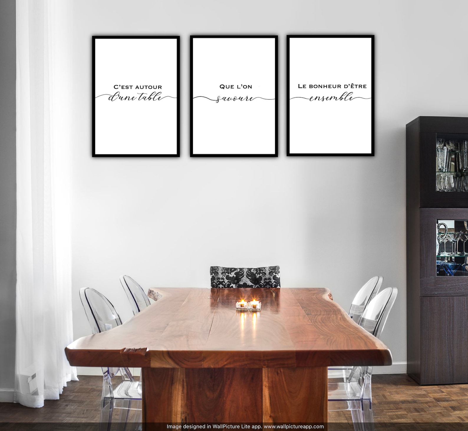 Cadre citation pour salle à manger ou cuisine | Etsy France