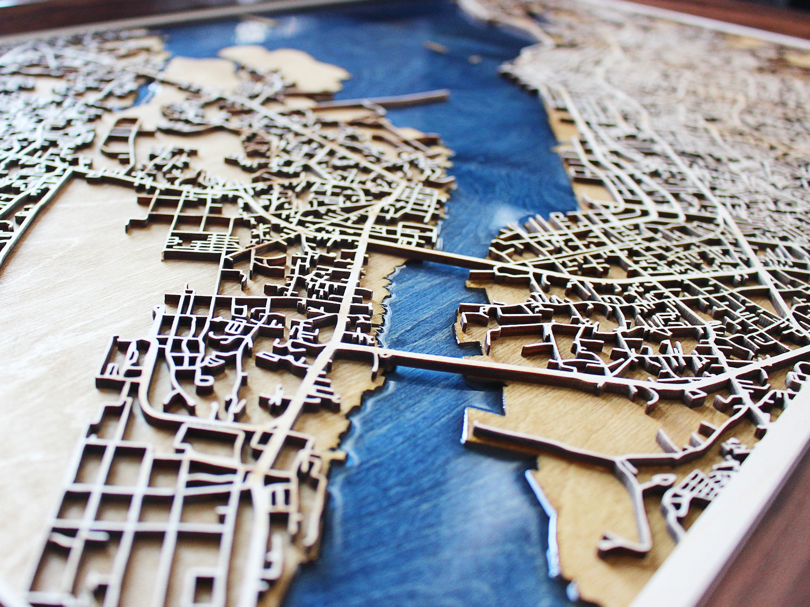 Cities of World Wooden Laser Cut Map Home Art Decor Wall | Etsy