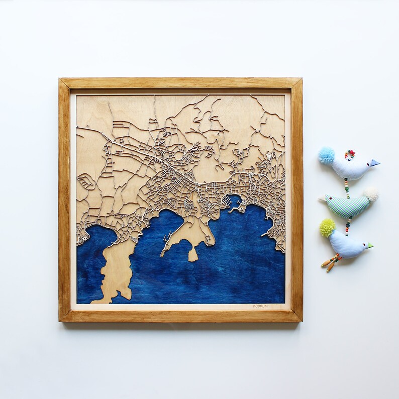 Custom Wood City Map: 3D Epoxy Resin Wall Art - Etsy Australia