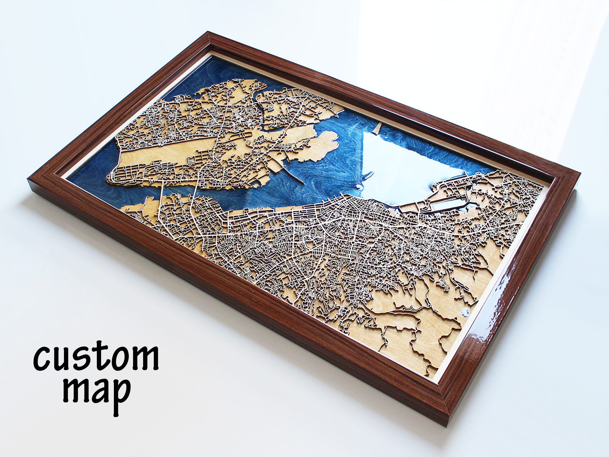 Cities of World Wooden Laser Cut Map Home Art Decor Wall - Etsy
