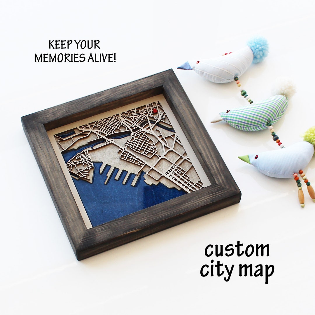 Manila, Phillippines Wooden City Map | Wood and Epoxy Resin Map Art ...