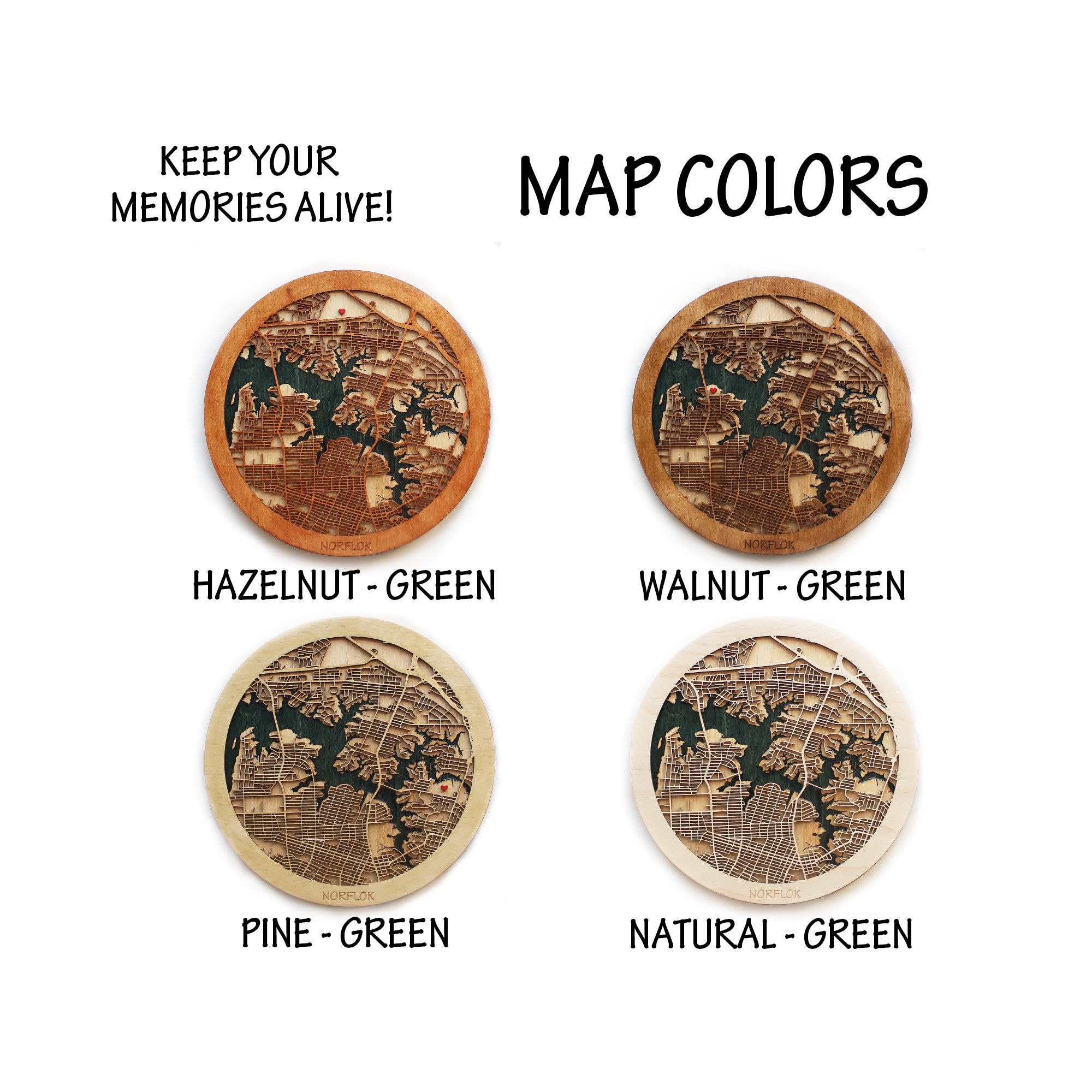 Custom Round Wooden City Map Wood and Epoxy Resin Map Art - Etsy